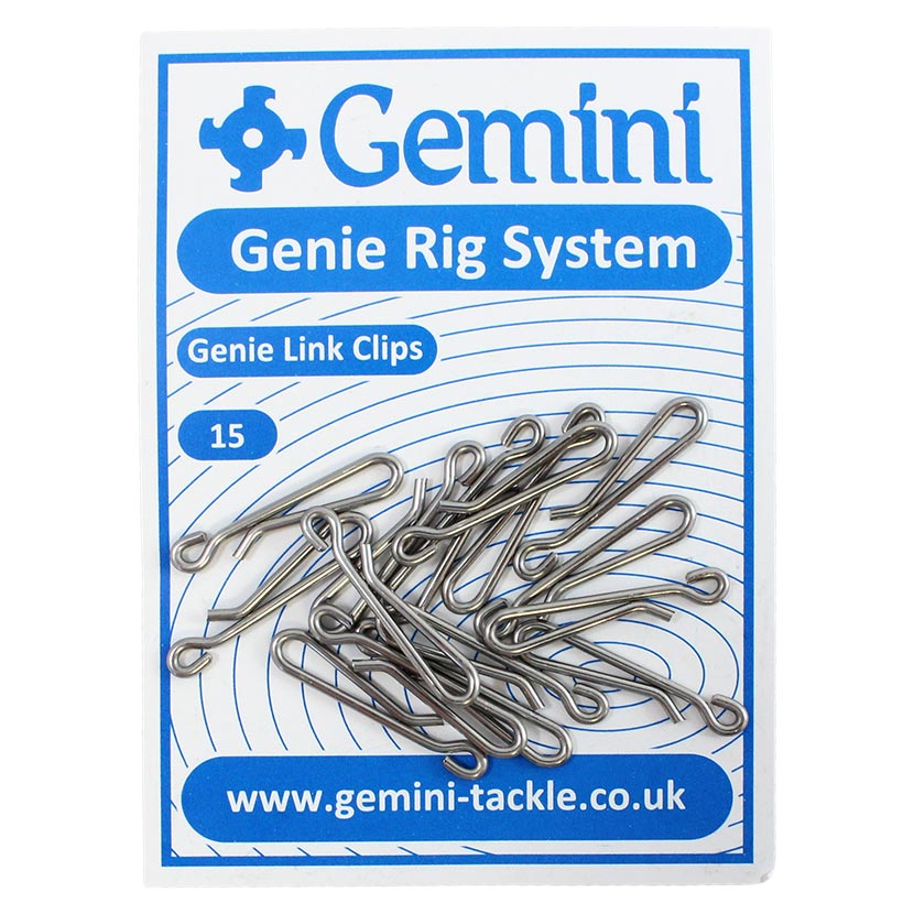 Gemini Genie Link Clips Packet of 15 - Reel Fun Fishing