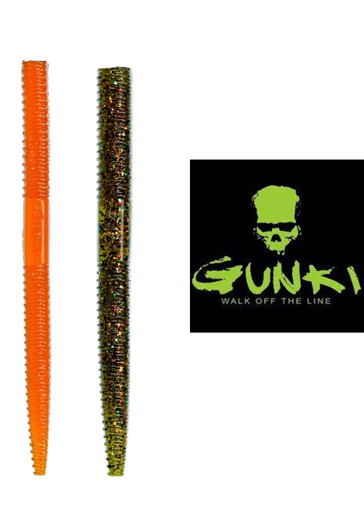 GUNKI 4'' Skip worm - Reel Fun Fishing